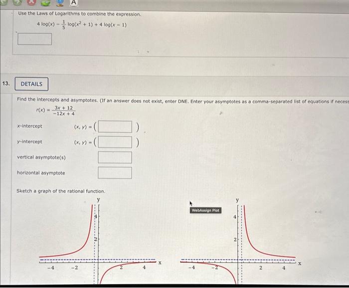 Solved Find the function of the form y=loga(x) whose graph | Chegg.com