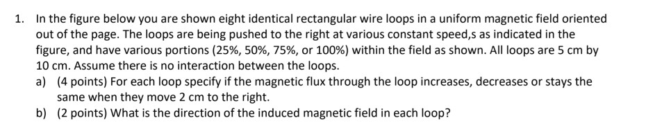 Solved 1. In the figure below you are shown eight identical | Chegg.com