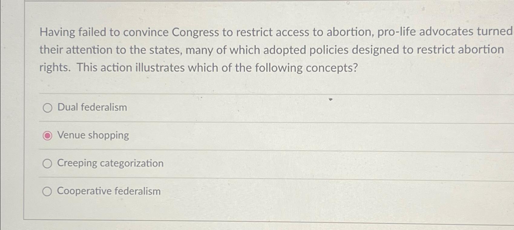 Solved Having failed to convince Congress to restrict access | Chegg.com