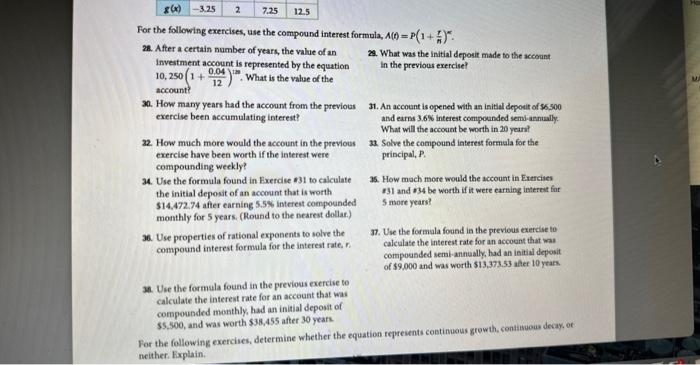 Solved For the following exercises, determine whether the | Chegg.com