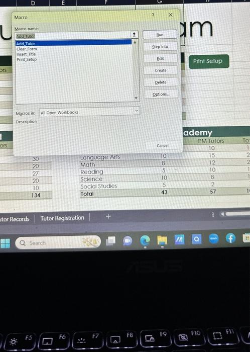 Solved Luis created the Print Setup button using a Rounded | Chegg.com
