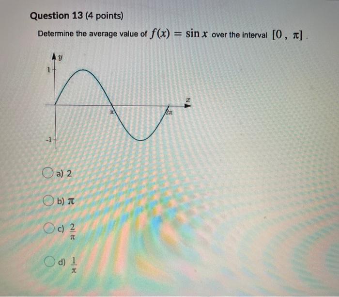 Solved Question 9 (4 points) For a non-negative function | Chegg.com