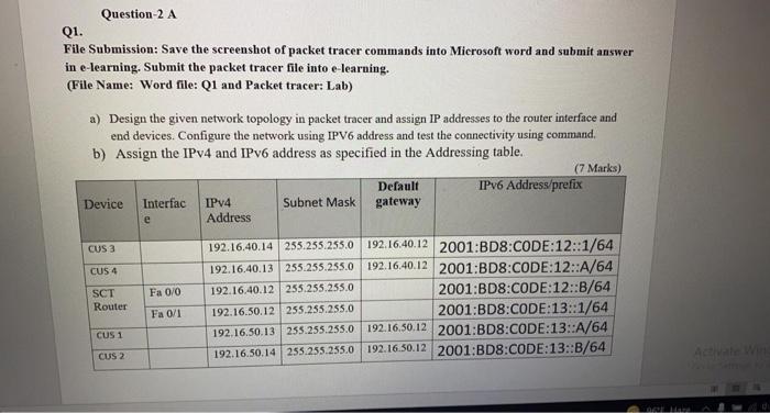 Solved Question-2 A Q1. File Submission: Save the screenshot | Chegg.com