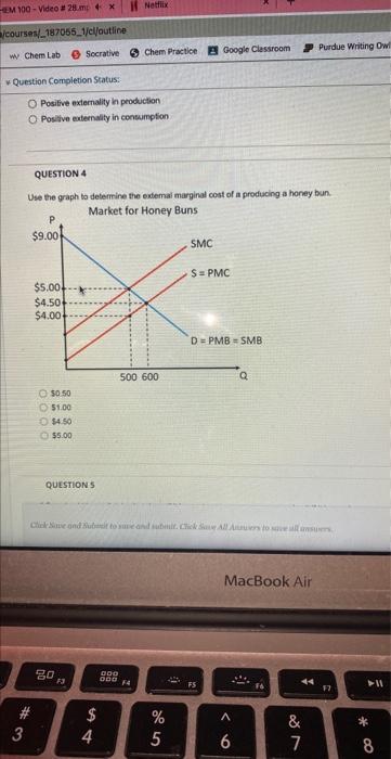 Solved Positive externality in peoduction Positive | Chegg.com