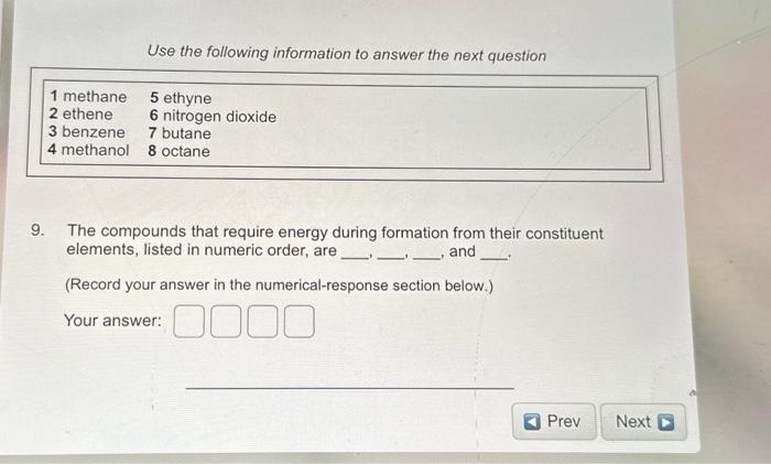 Solved Use the following information to answer the next | Chegg.com