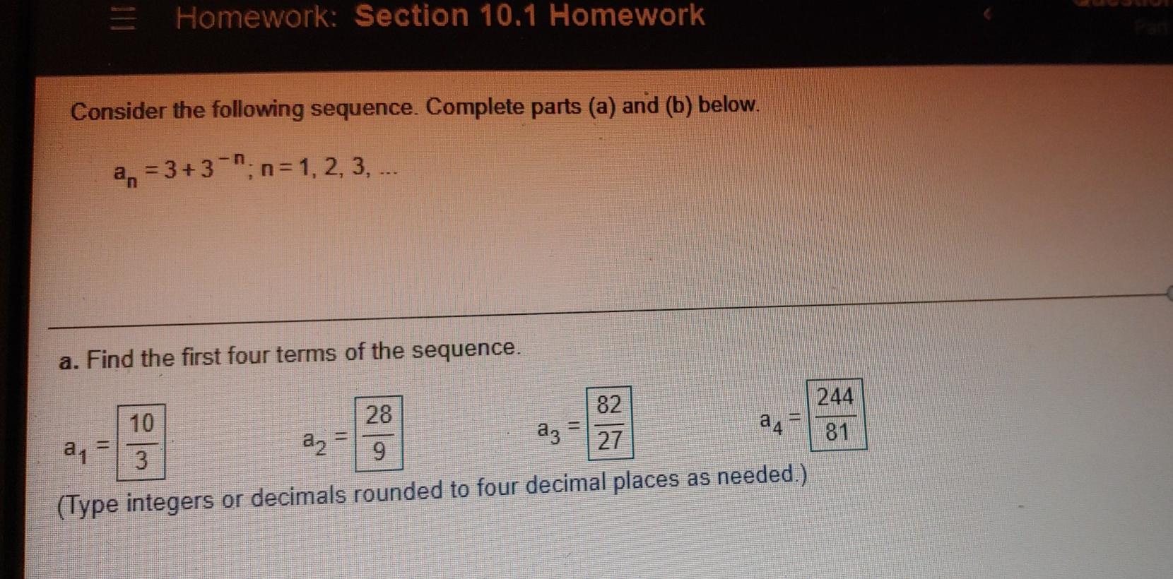 Solved IT Homework: Section 10.1 Homework Consider the | Chegg.com