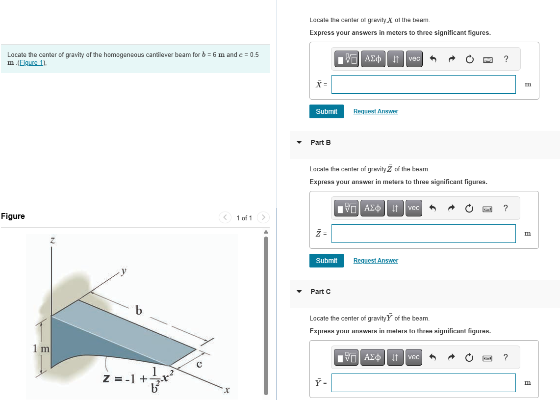 Locate the center of ﻿gravity of ﻿the homogeneous | Chegg.com
