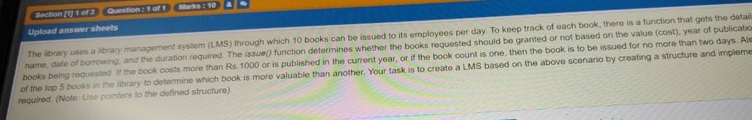 Solved The library uses a library management system (LMS) | Chegg.com