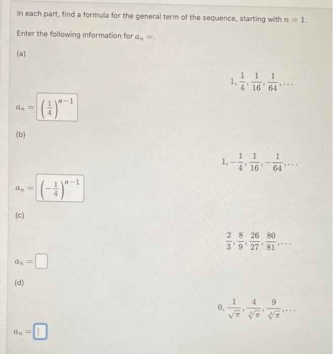 Solved Tarea 6 Sucesiones y Series: Problem 6 (1 point) Find | Chegg.com