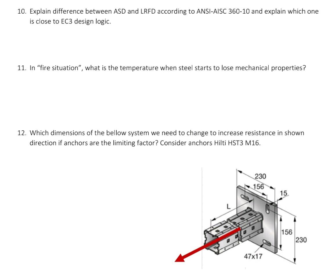 Solved 10. Explain difference between ASD and LRFD according | Chegg.com