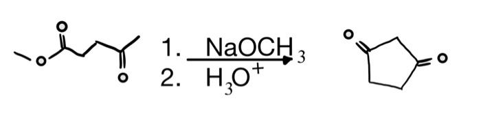 Solved 2. H3O+ NaOCH3 | Chegg.com