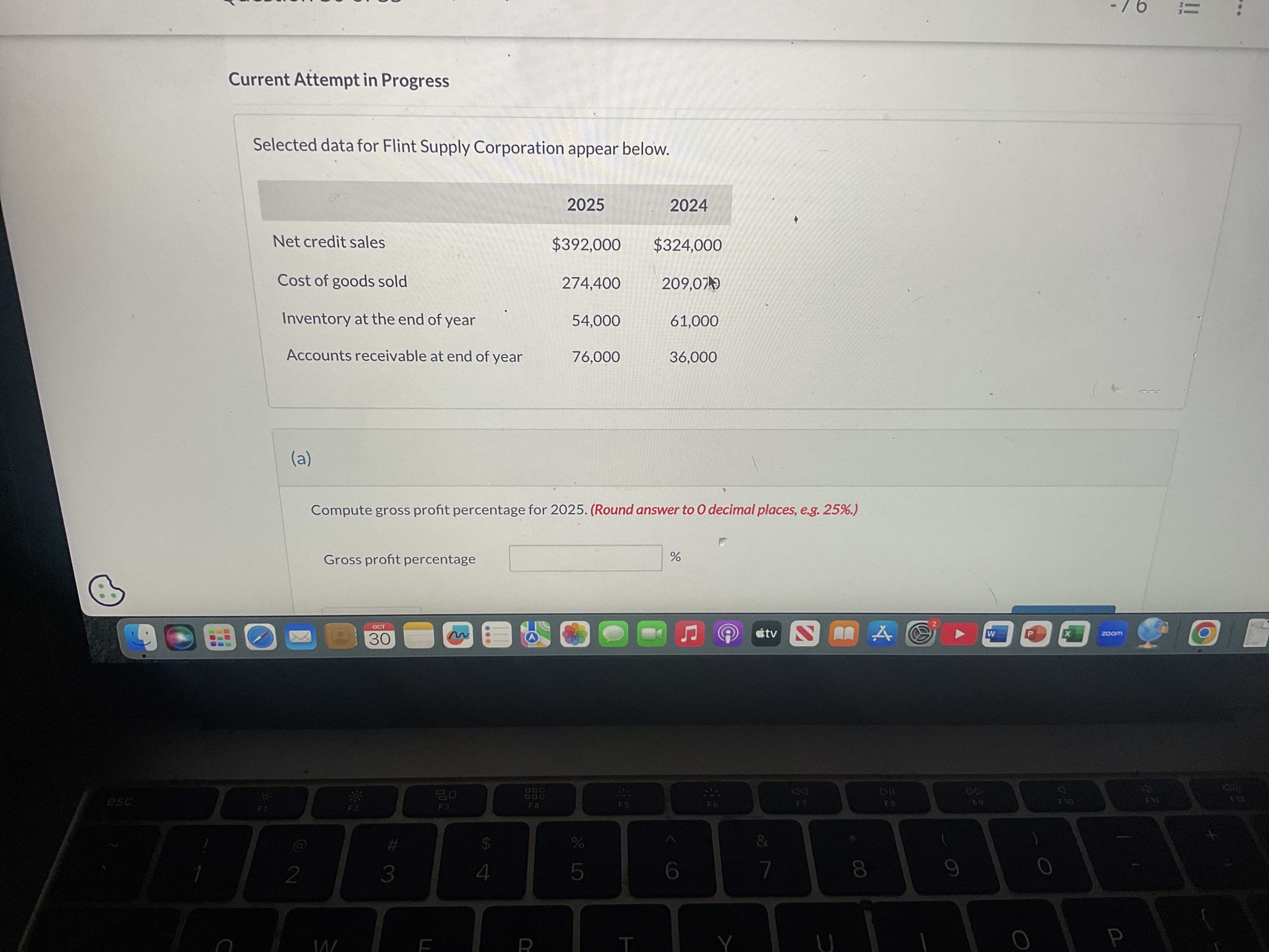 Solved Current Attempt in ProgressSelected data for Flint | Chegg.com
