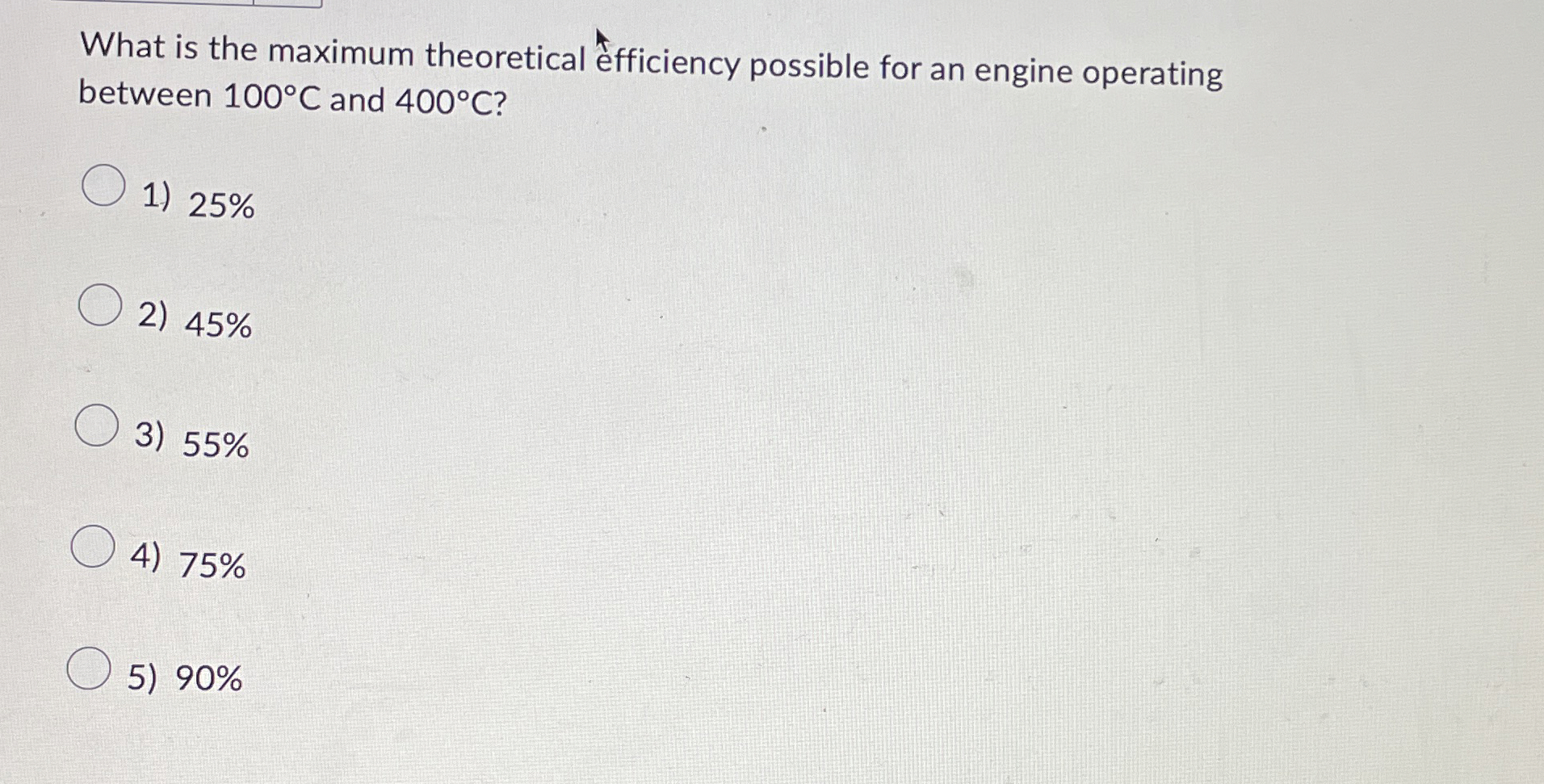 Solved What is the maximum theoretical efficiency possible | Chegg.com