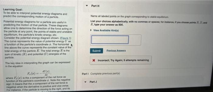 Solved Learning Goal: To be able to interpret potential | Chegg.com