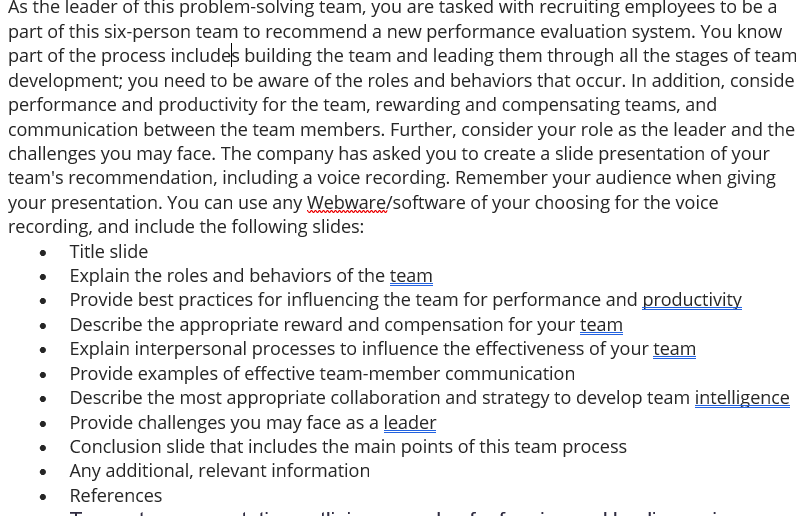 Solved As the leader of this problem-solving team, you are | Chegg.com