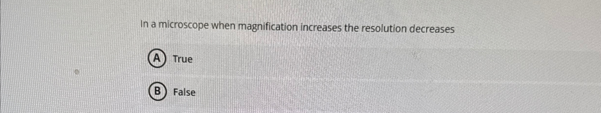 Solved In a microscope when magnification increases the | Chegg.com