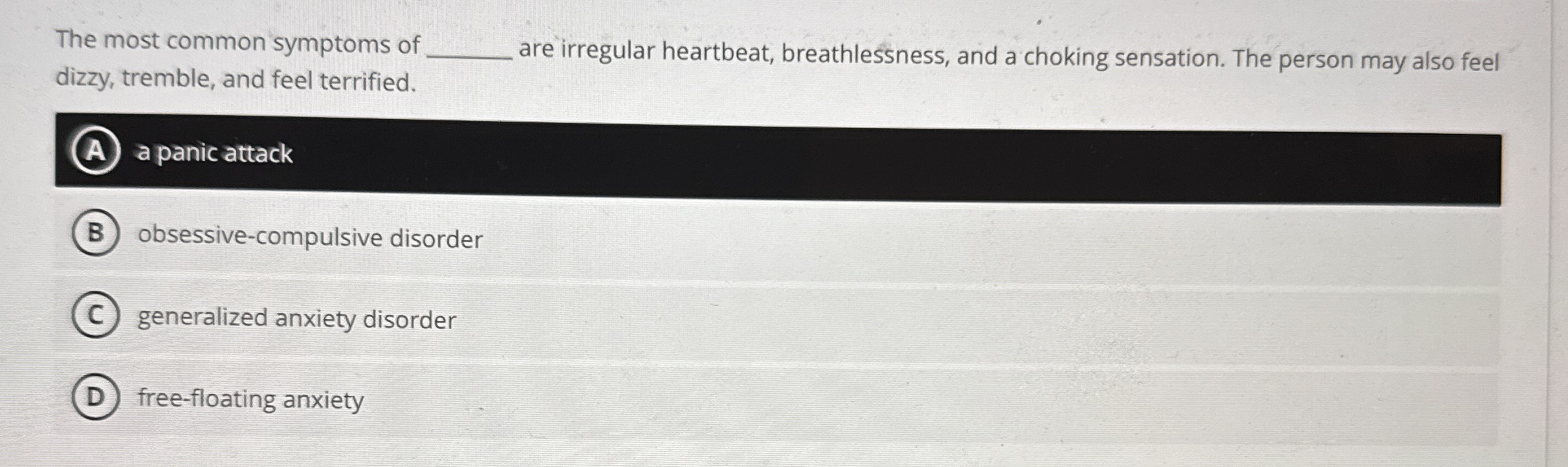 Solved The most common symptoms of q, ﻿are irregular | Chegg.com