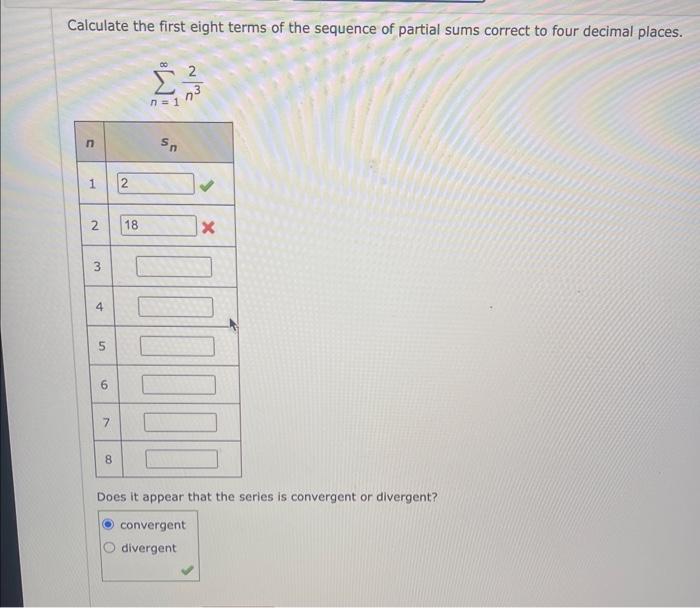Solved Calculate the first eight terms of the sequence of | Chegg.com