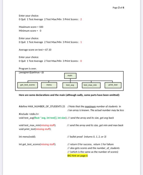 Solved Pls write a C program with the instructions below and | Chegg.com