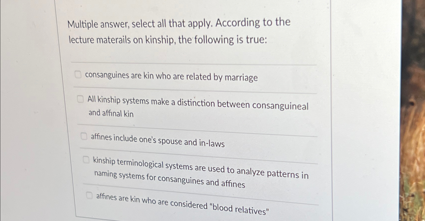 Solved Multiple answer, select all that apply. According to | Chegg.com
