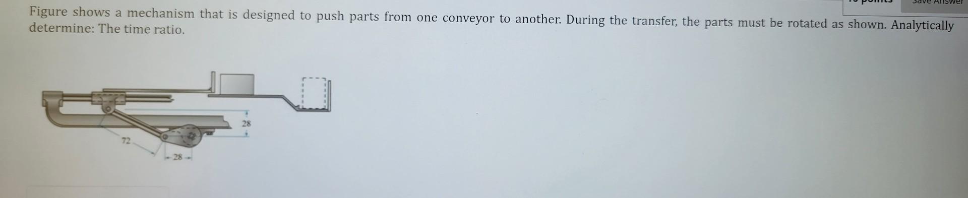 Solved Figure shows a mechanism that is designed to push | Chegg.com