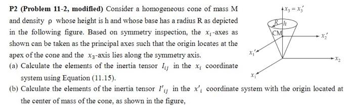 Solved P2 (Problem 11-2, modified) Consider a homogeneous | Chegg.com