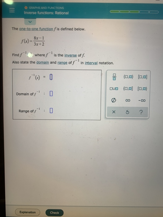 Solved GRAPHS AND FUNCTIONS Inverse functions: Rational The | Chegg.com