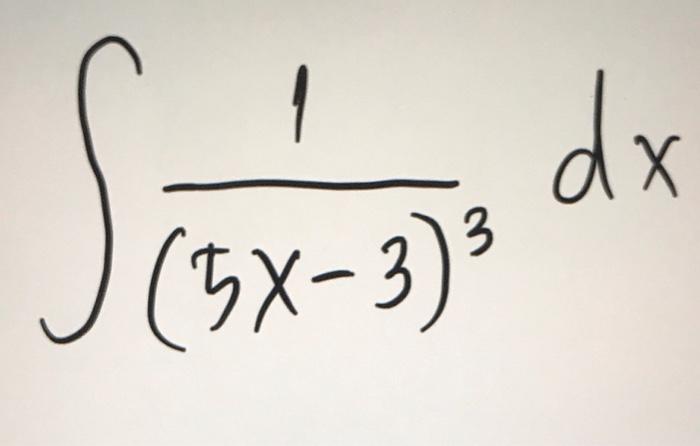 Solved (5x-3)? | Chegg.com
