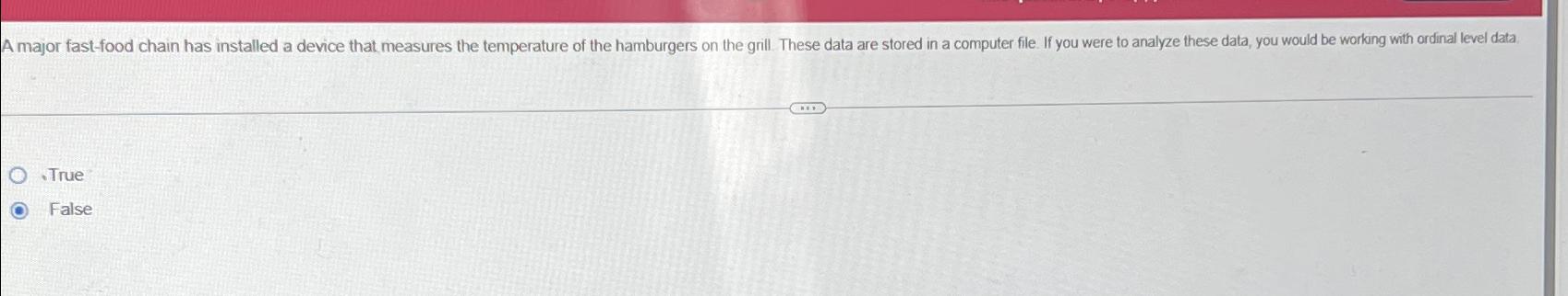 Solved TrueFalse | Chegg.com