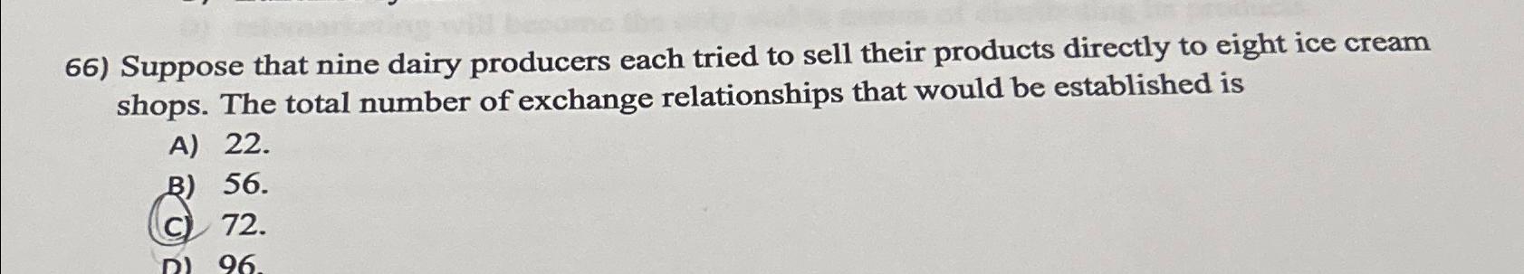 Solved Suppose that nine dairy producers each tried to sell | Chegg.com