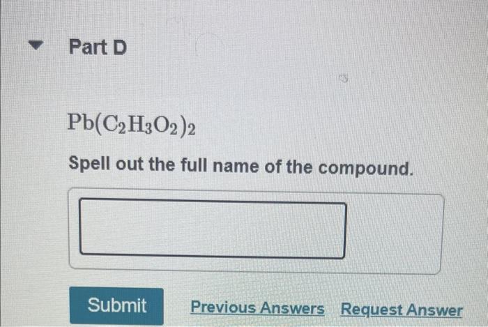 Solved Spell out the full name of the compound.Spell out the | Chegg.com