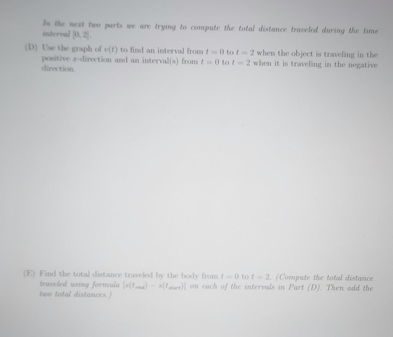 Solved Questions: At time t seconds, the position of a body | Chegg.com
