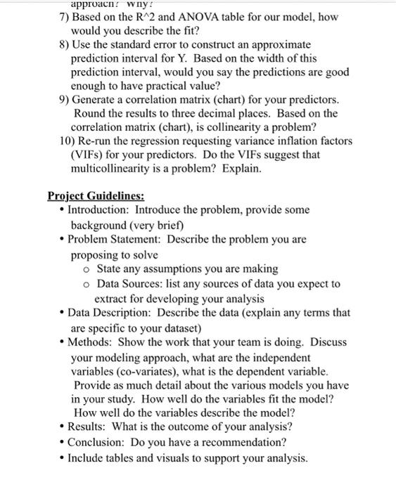 Solved PROJECT \#1 - Understanding the Factors that Impact | Chegg.com