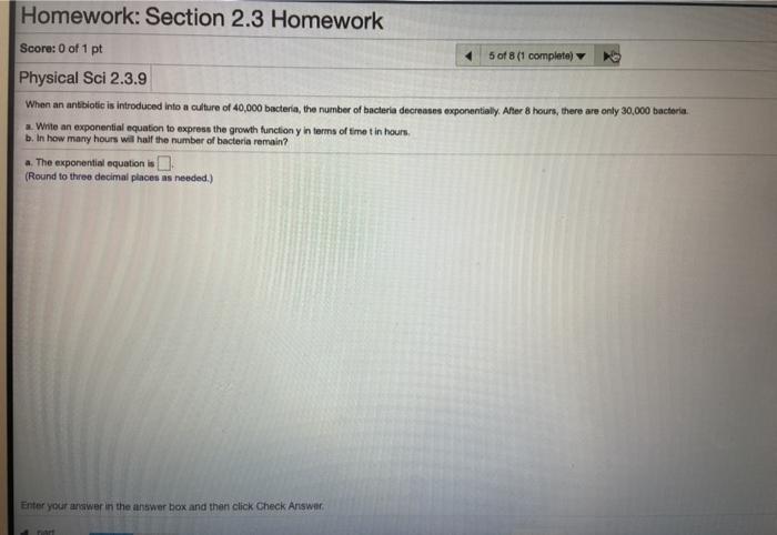 Solved Homework Section 2 3 Homework Score 0 Of 1 Pt 5 Of