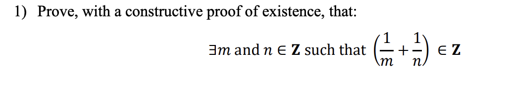Solved Prove, with a constructive proof of existence, | Chegg.com