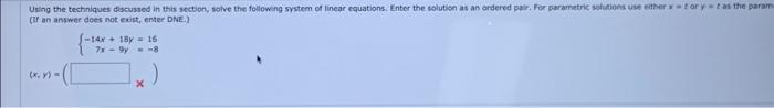 Solved Using the techniques discussed in this section, solve | Chegg.com