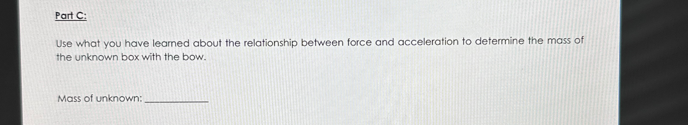Solved Part C:Use what you have learned about the | Chegg.com