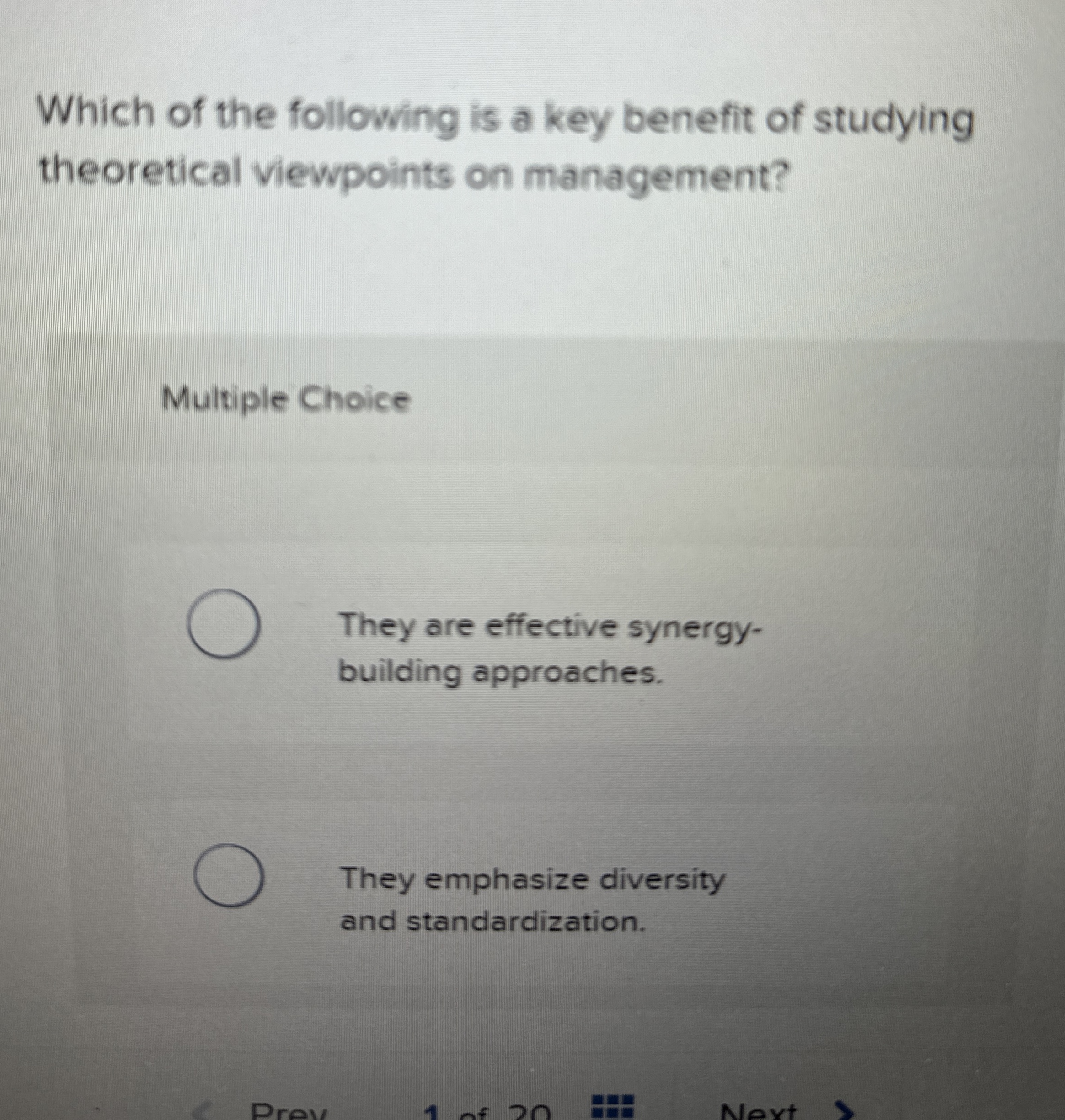 Solved Which of the following is a key benefit of studying | Chegg.com