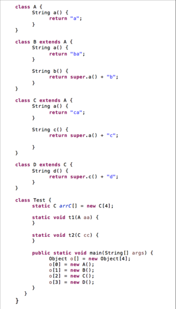 Solved According the structure above which ones are valid | Chegg.com