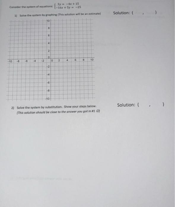 Solved y - y = m(x - x) A line contains the points: (4,5) | Chegg.com
