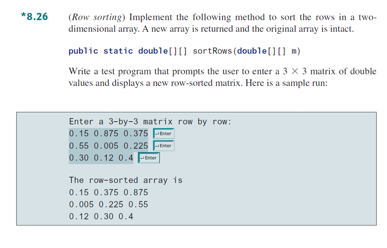 Solved Using Java programming, please show me how to create | Chegg.com