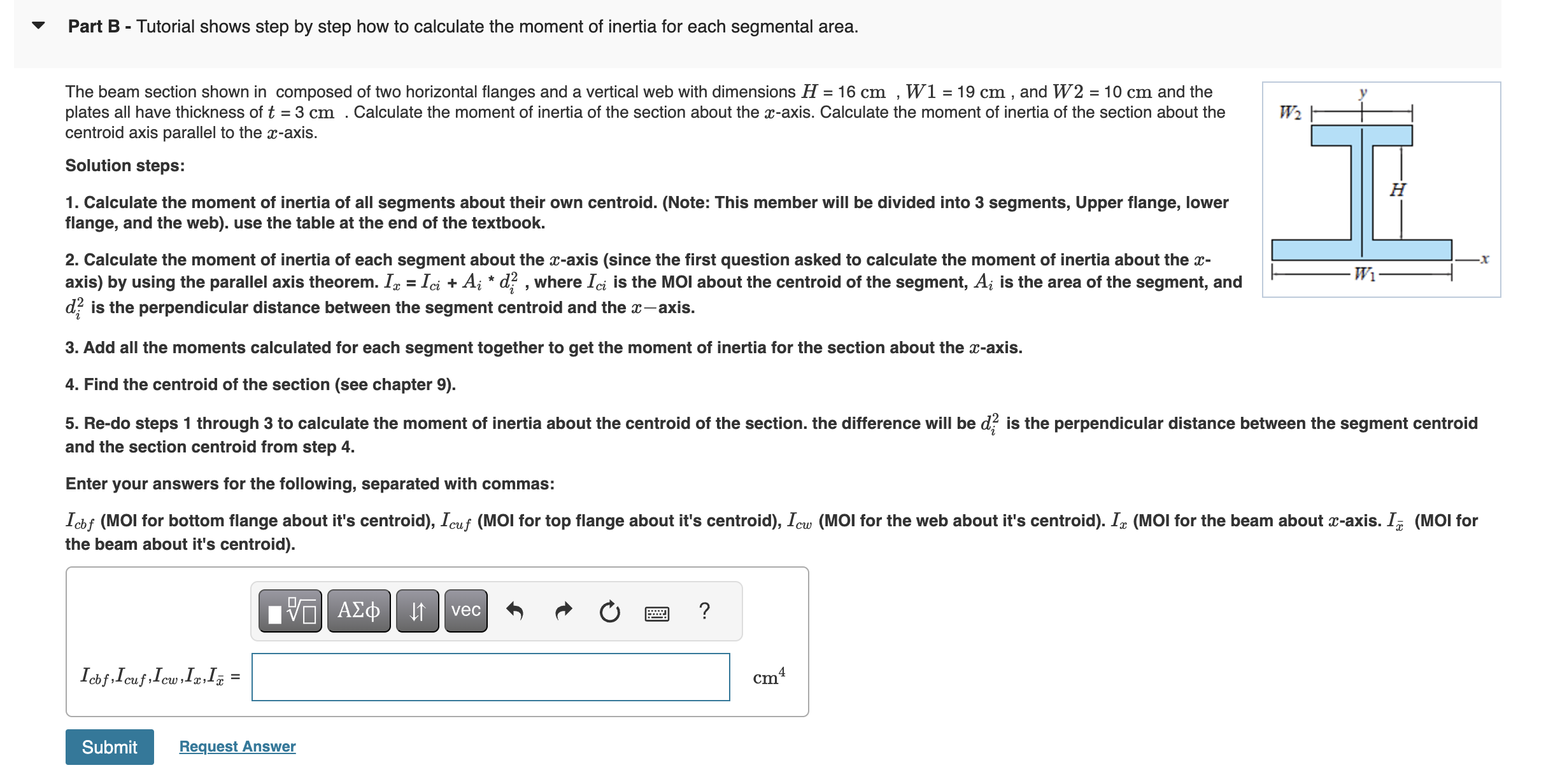 Solved Part B - ﻿Tutorial shows step by ﻿step how to | Chegg.com