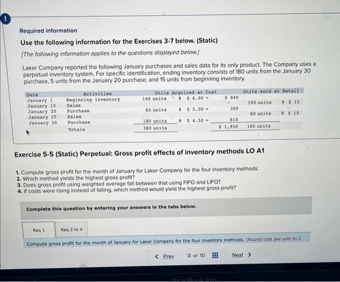 Solved Required information Use the following information | Chegg.com Solved Required information Use the following information | Chegg.com