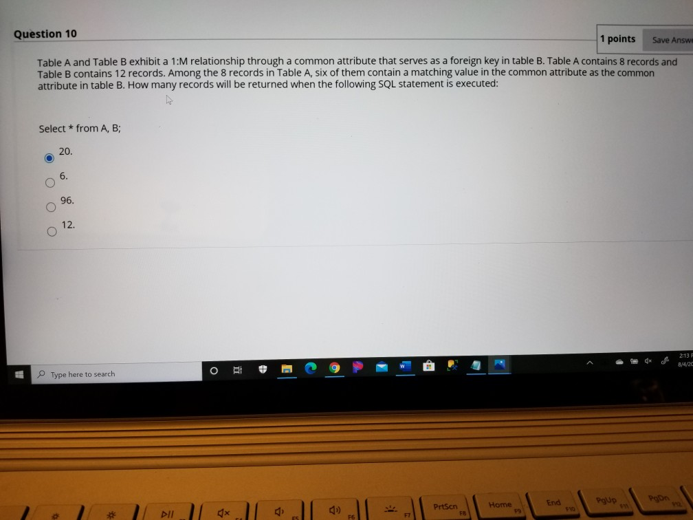 Solved Which of the following SQL statements contain syntax | Chegg.com