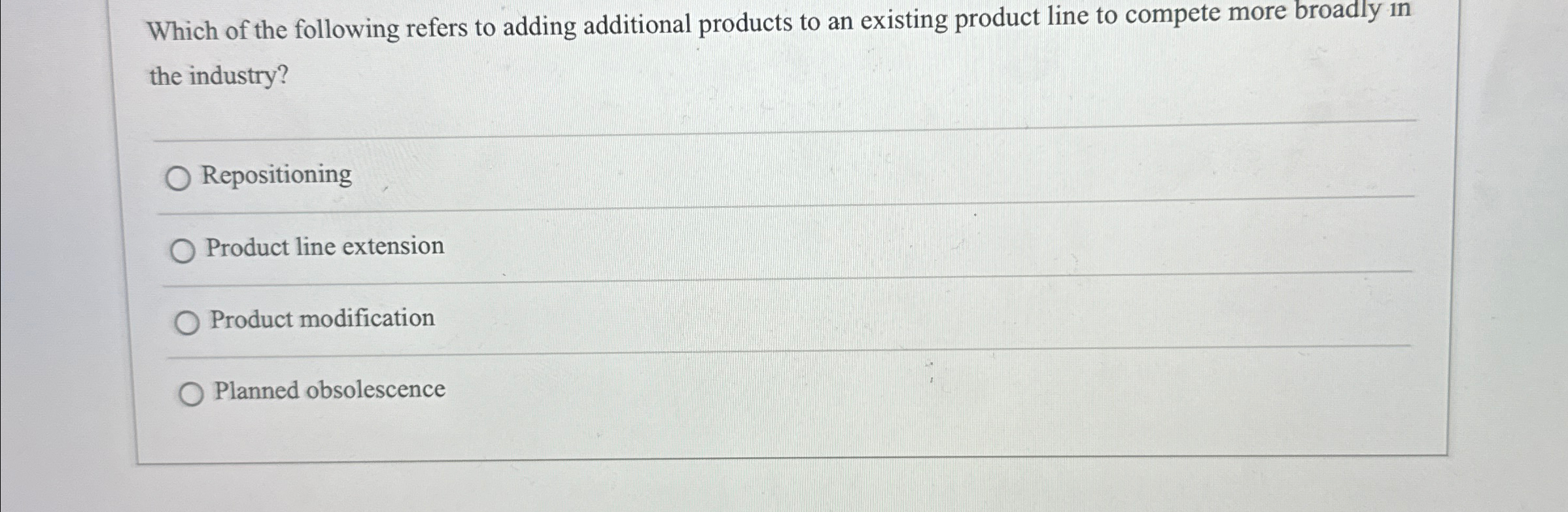 Solved Which of the following refers to adding additional | Chegg.com