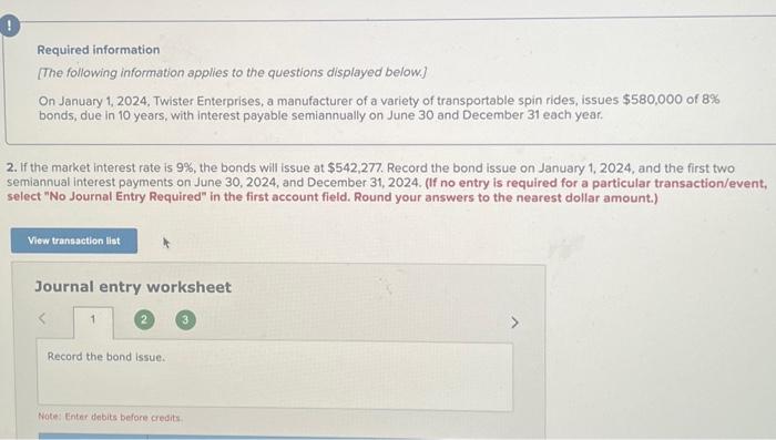 Solved journal entry for bond issue, first semiannual | Chegg.com
