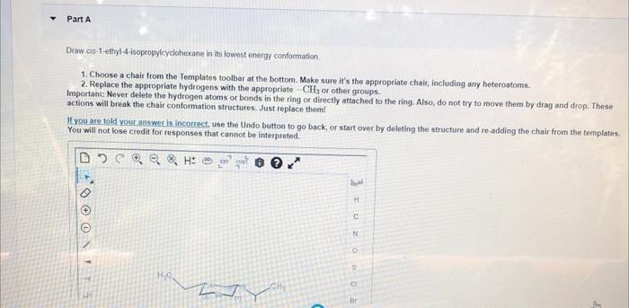 Solved Draw cis-1-ethyl-3 isopropylcyclohexane in its lowest | Chegg.com