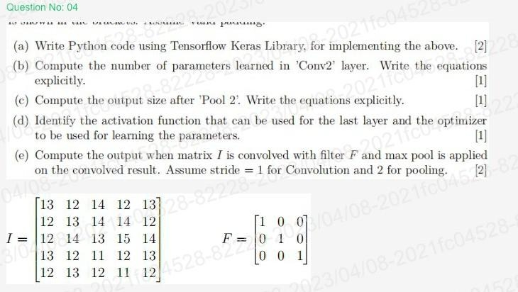Solved Question In Computer Scienceeequestion No 04a 9680