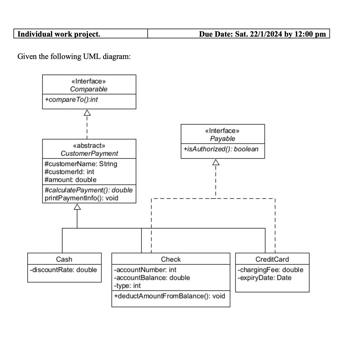 Solved Solution with uml proj | Chegg.com