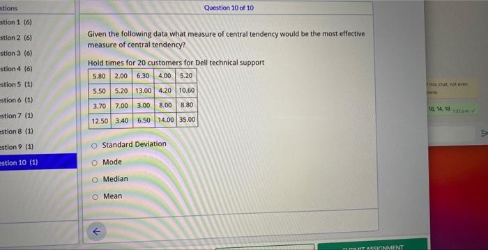 Solved stion 1 (6) stion 2 (6) Given the following data what | Chegg.com Solved stion 1 (6) stion 2 (6) Given the following data what | Chegg.com